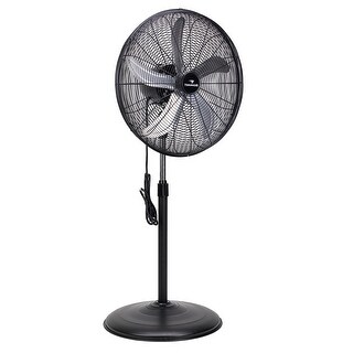 20 Inch High Velocity Metal Oscillating Pedestal Fan, Industrial Use 3 ...