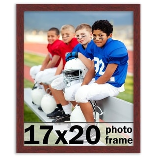 17x20 Frame Brown Picture Frame - Complete Modern Photo Frame Includes ...