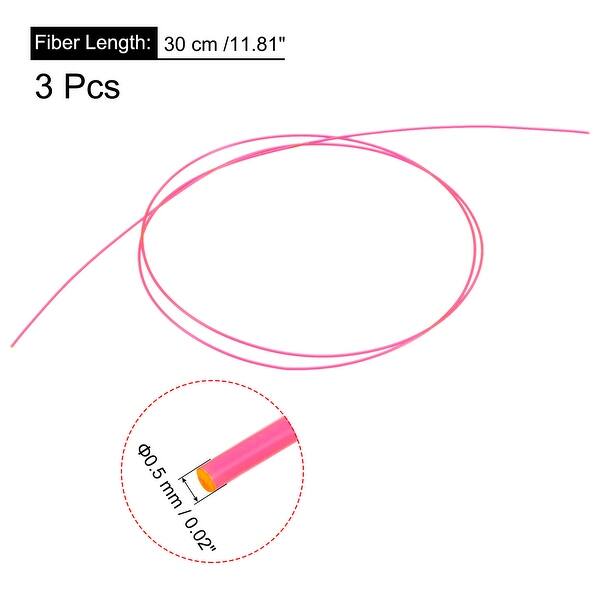 Fiber Optic Rods PMMA 0.5mmx30cm for Sight Filament Red Pack of 3 ...