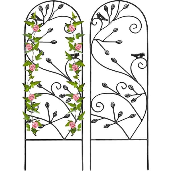 Garden Trellis for Climbing Plants Iron Wire Lattices Grid Trellises ...