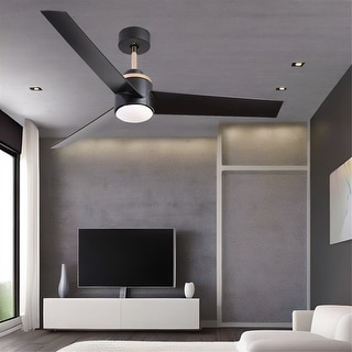 Flush Mount Ceiling Fans with Lights - Bed Bath & Beyond - 38980377