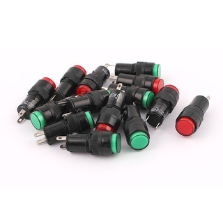 AC 220V 11mm Thread Neon Bulb Signal Indicator Light Pilot Lamp Green ...