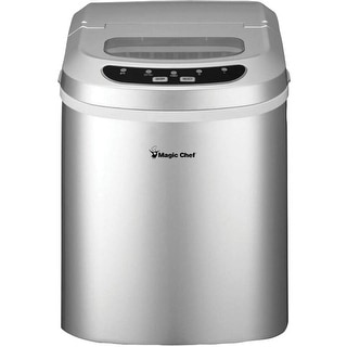 Magic Chef 27-Lb Portable Counter top Ice Maker in Silver - Bed Bath ...