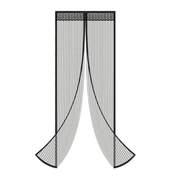 black plastic mesh screen