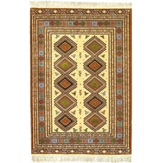 Canvello 2000s Hand Knotted Silkroad Vintage Ardabill Rug - 4' X 6'4 ...