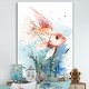 Designart "Pink Butterfly Fish Underwater Realm" Butterfly Fish Wall ...