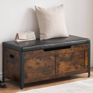 Entryway Wooden Storage Chest with Lift-Top Hidden Space - Bed Bath ...