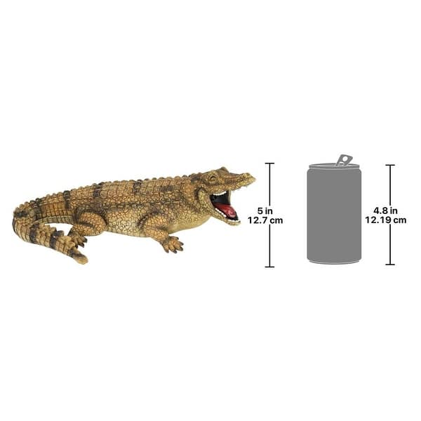 Design Toscano Striker the Alligator Spitter Piped Statue - Bed Bath ...