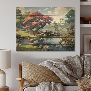 Designart "Japan Landscape Of The Rising Sun II" Japanese Print on ...