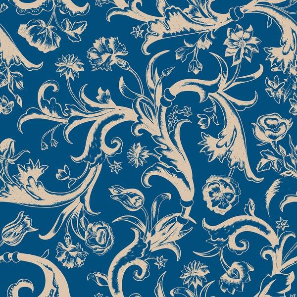 blue flower pattern china