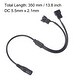 Fan Power Supply Cable DC 5.5mmx2.1mm to 2 Port 3 Pin or 4 Pin Output ...