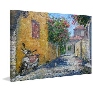 Back Alley Cats Print on Wrapped Canvas - Bed Bath & Beyond - 38929736