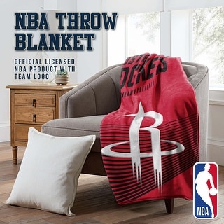 NBA Officially Licensed Houston Rockets 60" x 80" Microfiber Throw ...