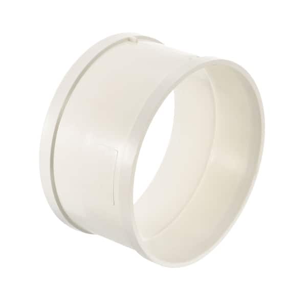 2Pcs Pipe Fitting Coupling Adapter 200mm ID PVC Straight Connectors ...