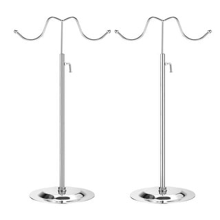 Purse Display Stand Set 2 Pack Adjustable Double Hook Handbag Rack ...