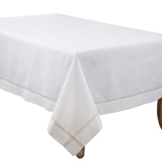 Timeless Embroidered Border Tablecloth with Classic Design - Bed Bath ...