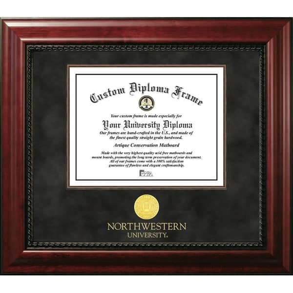 Northwestern University 11w x 8.5h Executive Diploma Frame - Bed Bath ...
