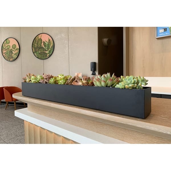 decorative rectangle planter