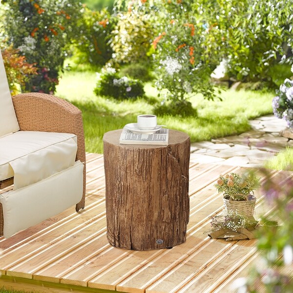 Tree stump end tables for sale store