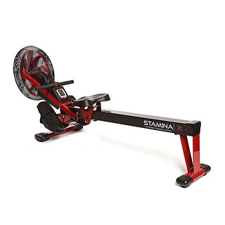 Stamina Cardio Exercise Foldable X Air Rower Rowing Machine w/ LCD ...