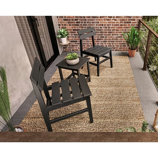 POLYWOOD Modern Studio Plaza Chair 3-Piece Seating Set - Bed Bath ...