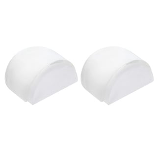 2Pcs Door Stopper, Rubber Floor Door Buffer for Wall Furniture - Clear ...