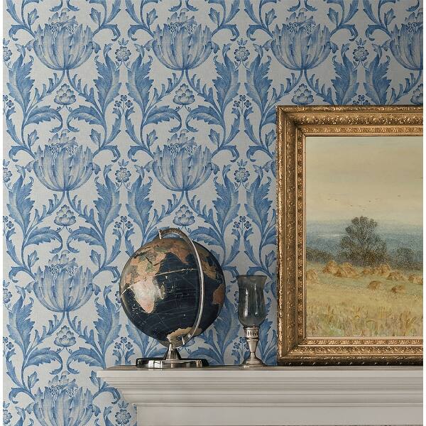 cornflower blue removable wallpaper