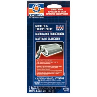 Permatex 80333 Muffler And Tailpipe Putty Exhaust Repair, 4 Oz - Bed ...
