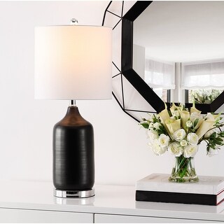 SAFAVIEH Lighting Kyrene 32" Table Lamp - 16" W x 16" D x 32" H - On ...