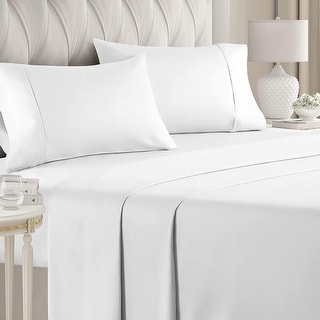 Full Size 400 Thread Count Cotton Sheet Set White - Bed Bath & Beyond ...