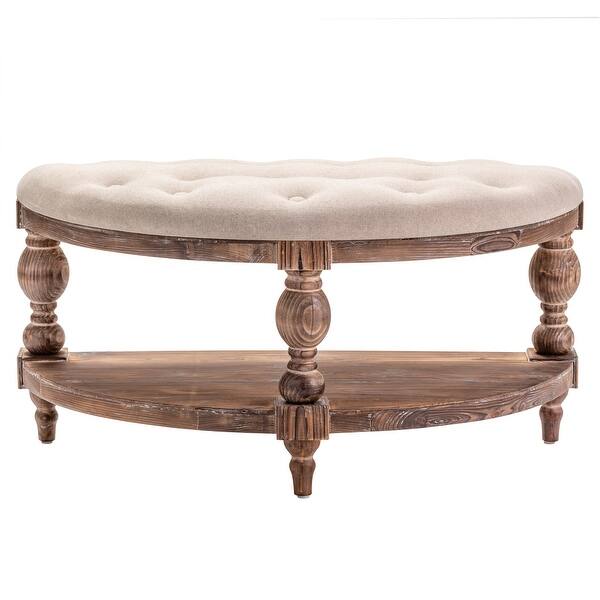 Rachel Half Round Bench - 36 x 18 x 19" - Bed Bath & Beyond - 32277106