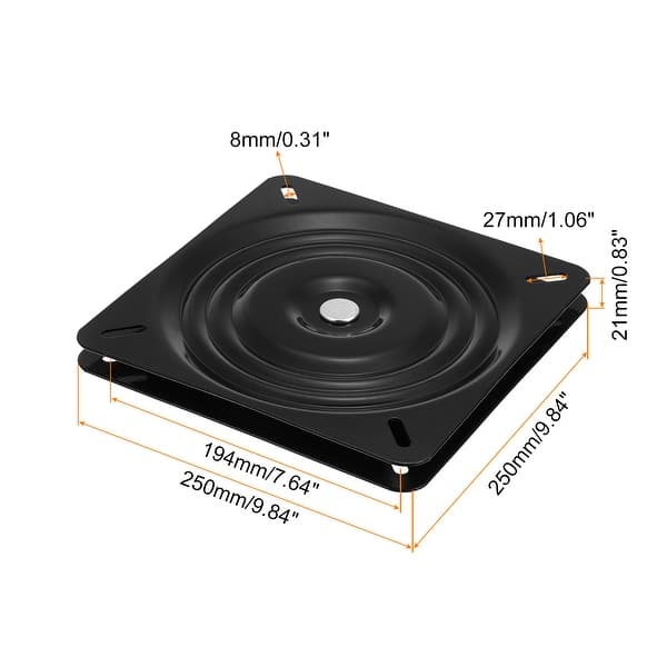 Bar Stools Swivel Plate, 1Pcs 10 Inch Square Bar Stool Seat Replacement ...