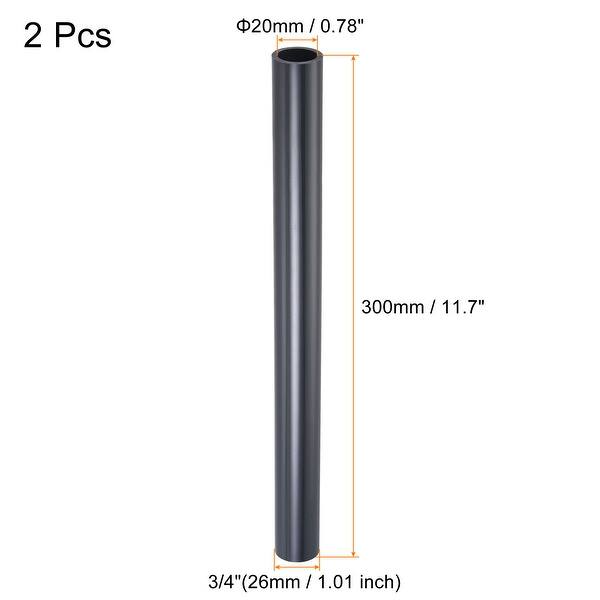 UPVC Pipe Fitting 300mm Straight Coupling Joint Connector 2pcs - 3/4 ...