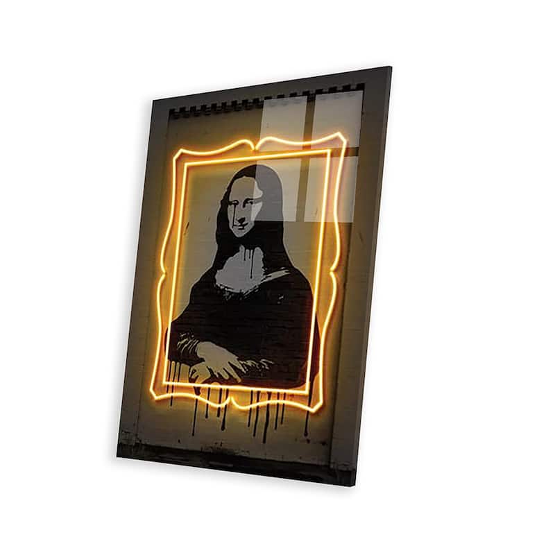 Mona Lisa Print On Acrylic Glass by Octavian Mielu - Overstock - 37537252