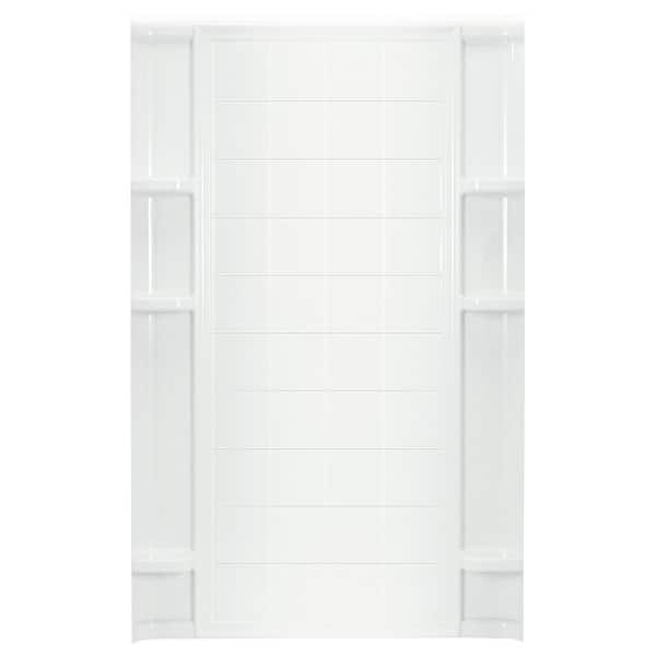 Sterling 72122106 Ensemble 72-1/2" x 48" Vikrell Shower Back Wall with ...