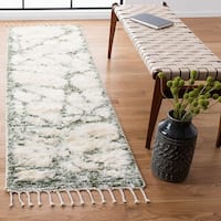 SAFAVIEH Hand-Knotted Manhattan Annkathrin Wool Tassel Rug - On Sale ...