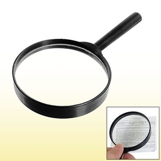 Handheld Plastic Frame 75mm Lens 5X-10X Multiple Magnifier Magnifying ...