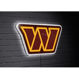 Washington Commanders Team Logo LED Wall Decor Lighted Sign - Bed Bath ...