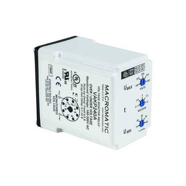 Macromatic Volt Sensor Relay,240VAC,10A @ 240V,SPDT VAKP240A - 1 Each ...