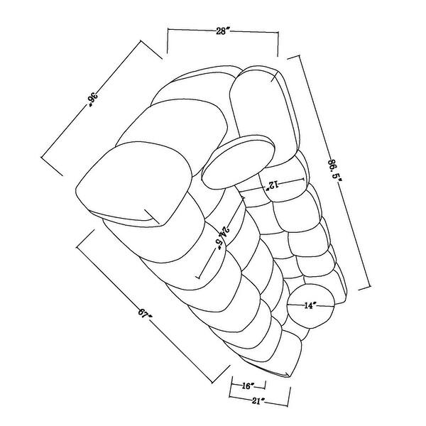 Human Body Structure, Marshmallow Sofa,3 Seater - Bed Bath & Beyond ...