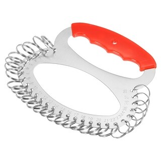 28 Rings Stainless Steel Key Organizer Keyring Holder Management 2Pcs ...