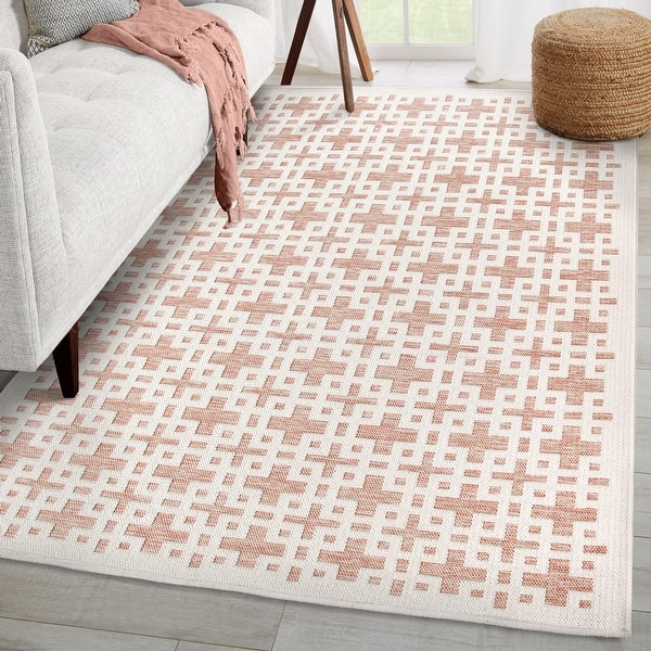 Orian Rugs Knitweave Citywalk Natural Honeycomb Washable Outdoor Rug ...