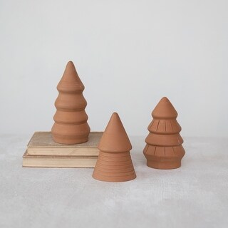 Handmade Terra-cotta Tree, Set of 3 Sizes - Bed Bath & Beyond - 38981892