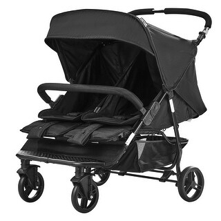 Double Stroller, Side x Side, Foldable Lightweight Twin Stroller with ...