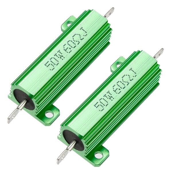 50W 60 Ohm Aluminium Housing Chassis Mount Wirewound Power Resistor ...