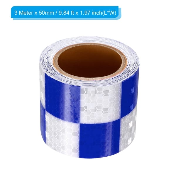 Reflective Tape, 1 Roll 10 Ft x 2-inch Safety Tape Reflector, Square ...