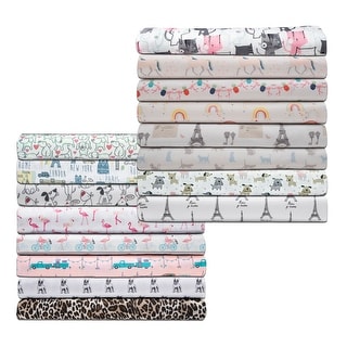 Whimsical Print Sheet Set|King - Flamingo Pineapple - Bed Bath & Beyond ...