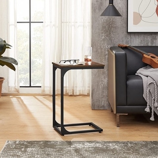 C End Table Side Table for Living Room Sofa Couch, Half Round - On Sale ...