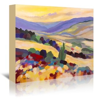 Americanflat - 8" x 10" Abstract Landscape 7 by Hans Paus Wrapped ...