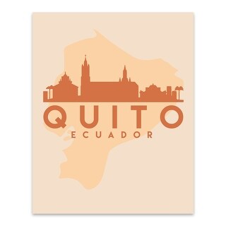Quito Ecuador Castle City Cityscape Metal Wall Art Print - Bed Bath ...
